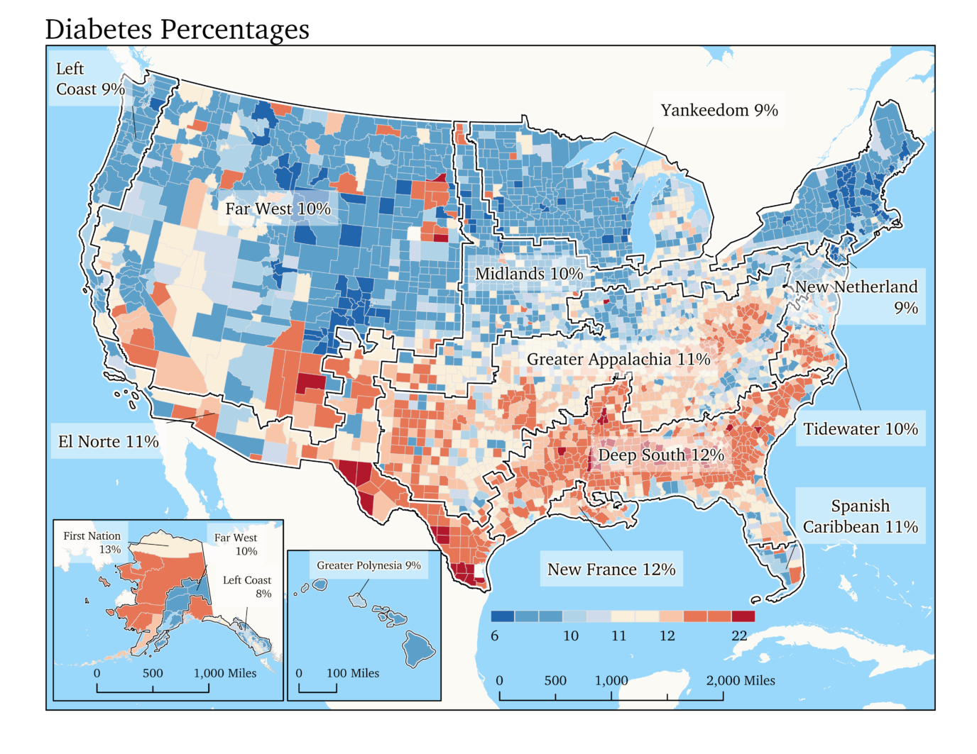 The Regional Geography of U.S. Life Expectancy – Nationhood Lab