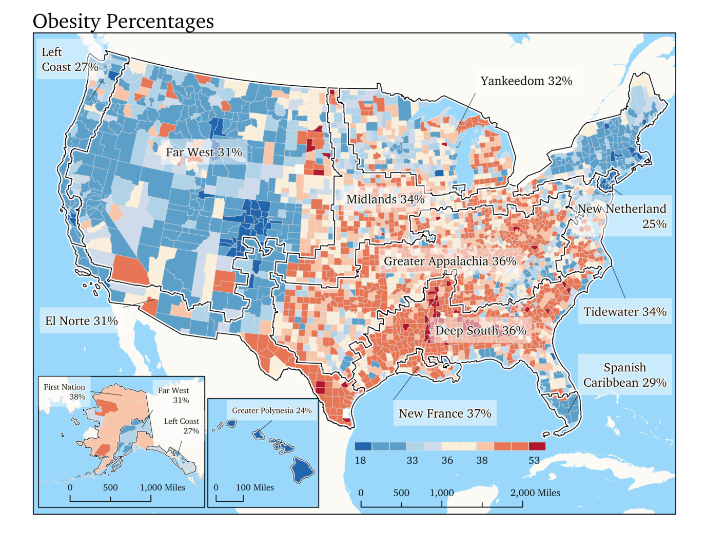 The Regional Geography of U.S. Life Expectancy – Nationhood Lab